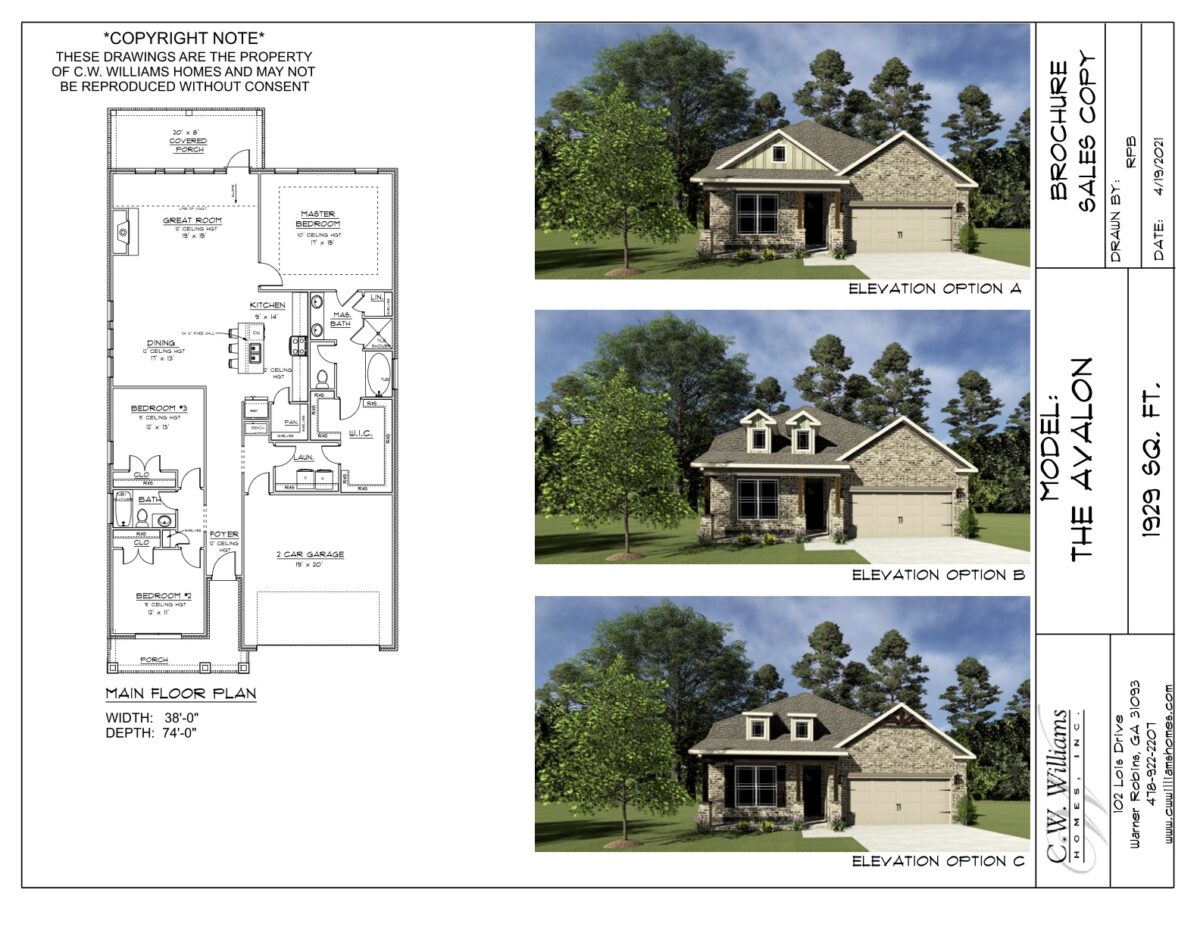 Floorplans - CW Williams
