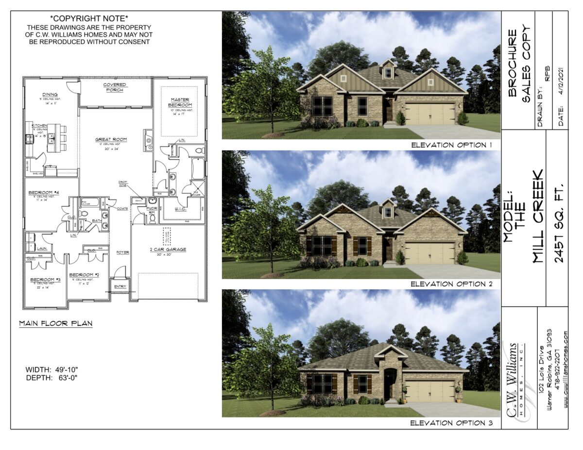 Floorplans - CW Williams