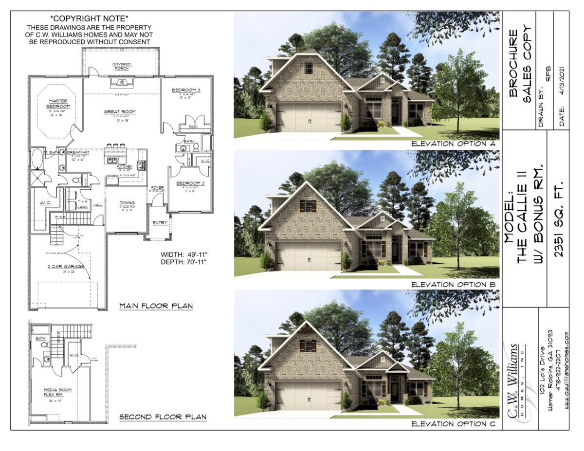 Floorplans - CW Williams