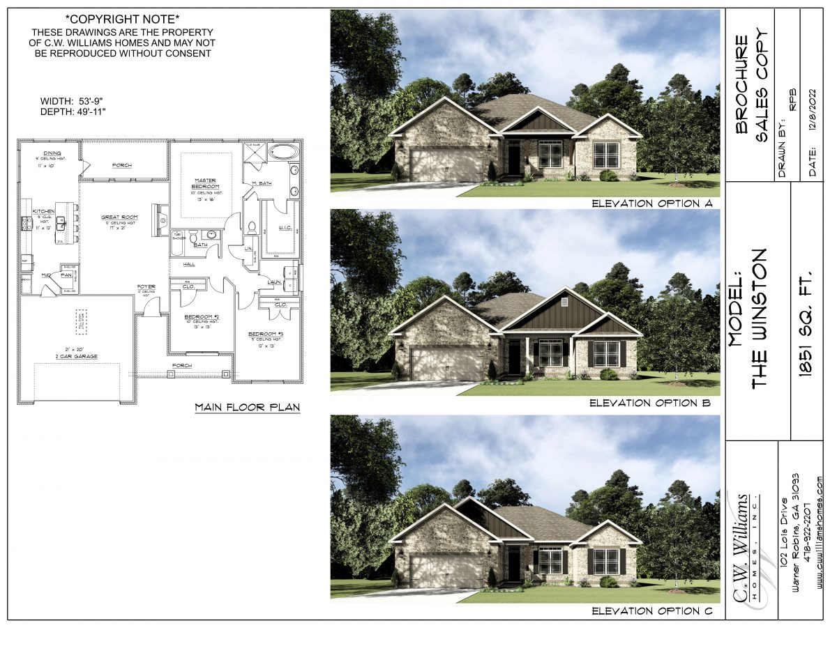 Floorplans - CW Williams