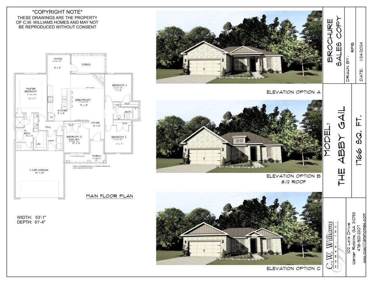 Floorplans - CW Williams