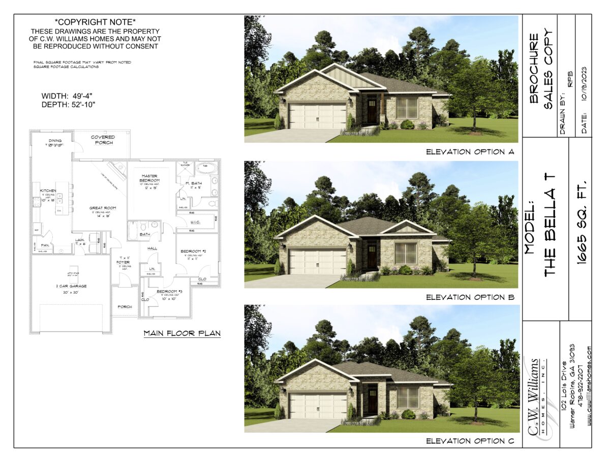 Floorplans - CW Williams